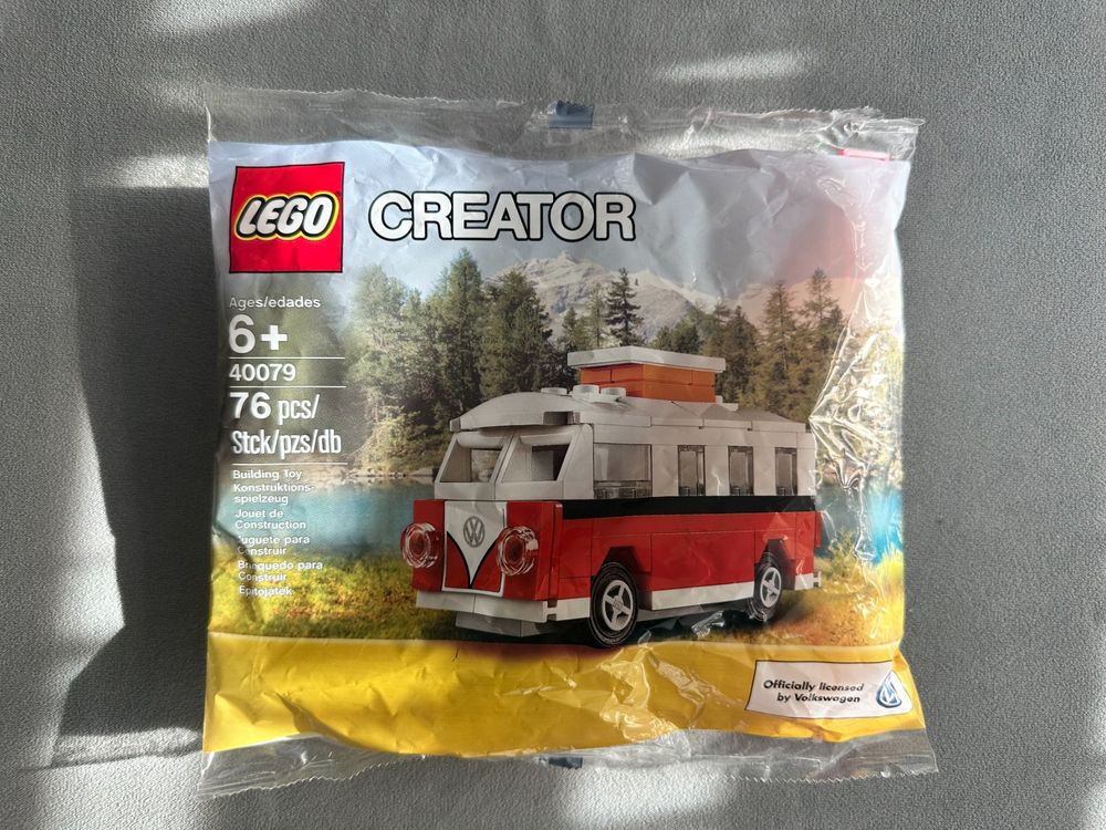 Lego 40079 Volkswagen VW Bus T1 "Bulli" Polybag Rar! Neu! (Neu und ...