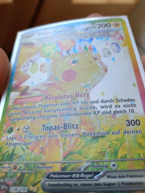 Pikachu ex ( SSP 238) Deutsch | Kaufen auf Ricardo