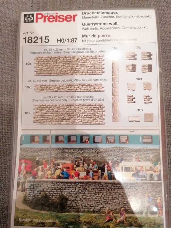 Mur de pierre HO Preiser | Kaufen auf Ricardo