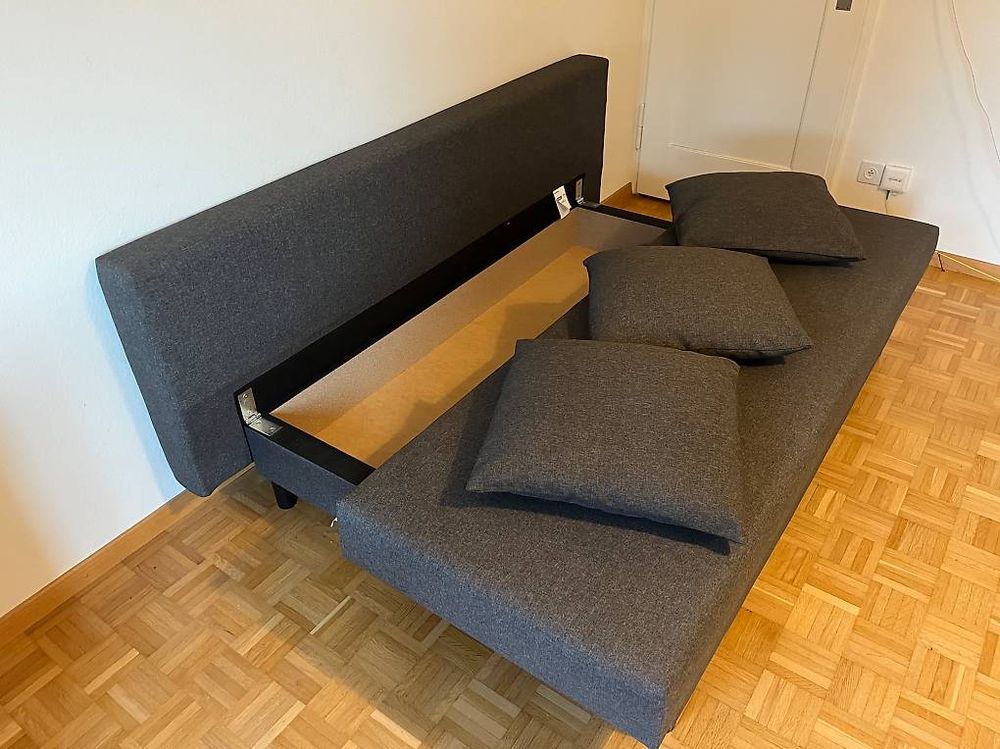 IKEA ASARUM Schlafsofa (Art.-Nr. 502.846.47) in Dunkelgrau (Gebraucht ...