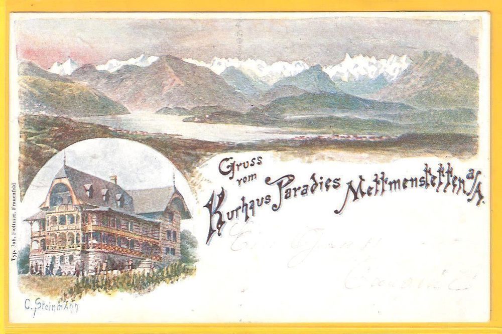 1903 Gruss KurhausParadies Mettmenstetten (Gebraucht) in Zürich für CHF 28 – mit Lieferung auf ...