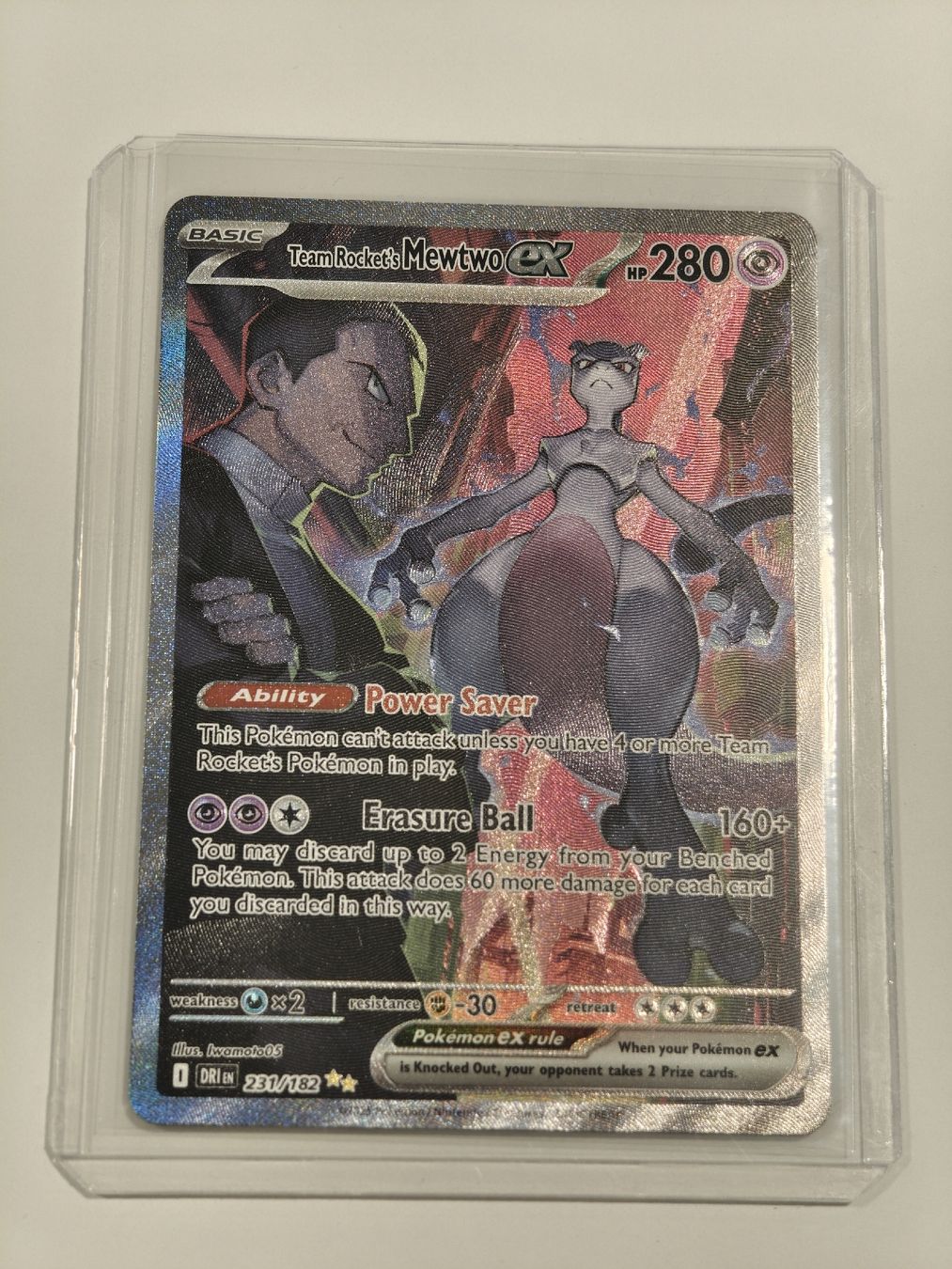 Team Rocket Mewtwo EX 231 EN Destined Rivals (Neu (gemäss Beschreibung ...