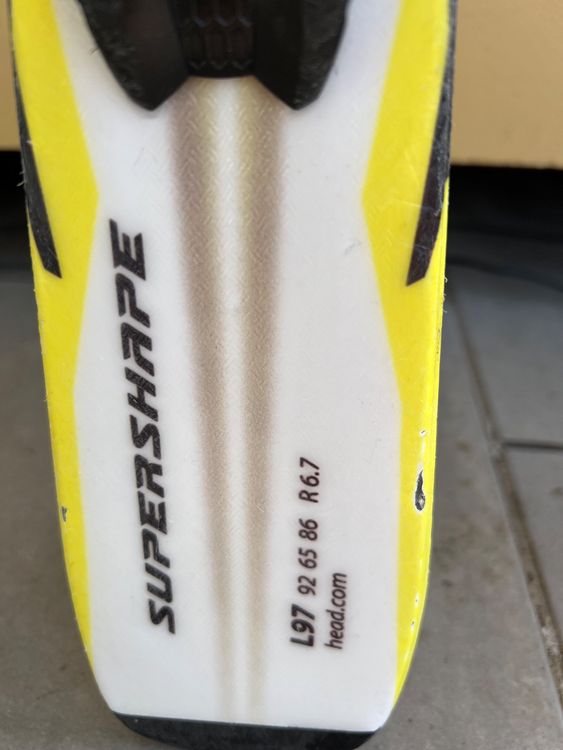 Head Team Supershape Ski, 97cm, inkl. Bindung. (Gebraucht) in Dättwil ...