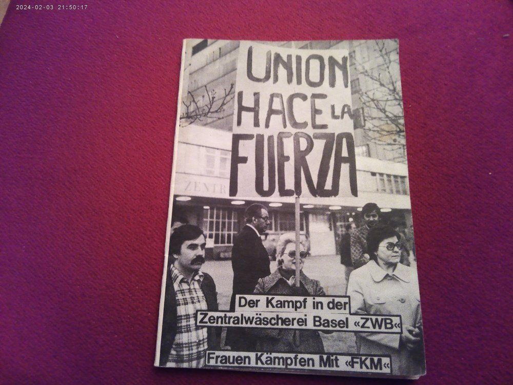 ZWB Basel - Der Kampf in der Zentralwäscherei, Rarität! 1977 (Gebraucht ...