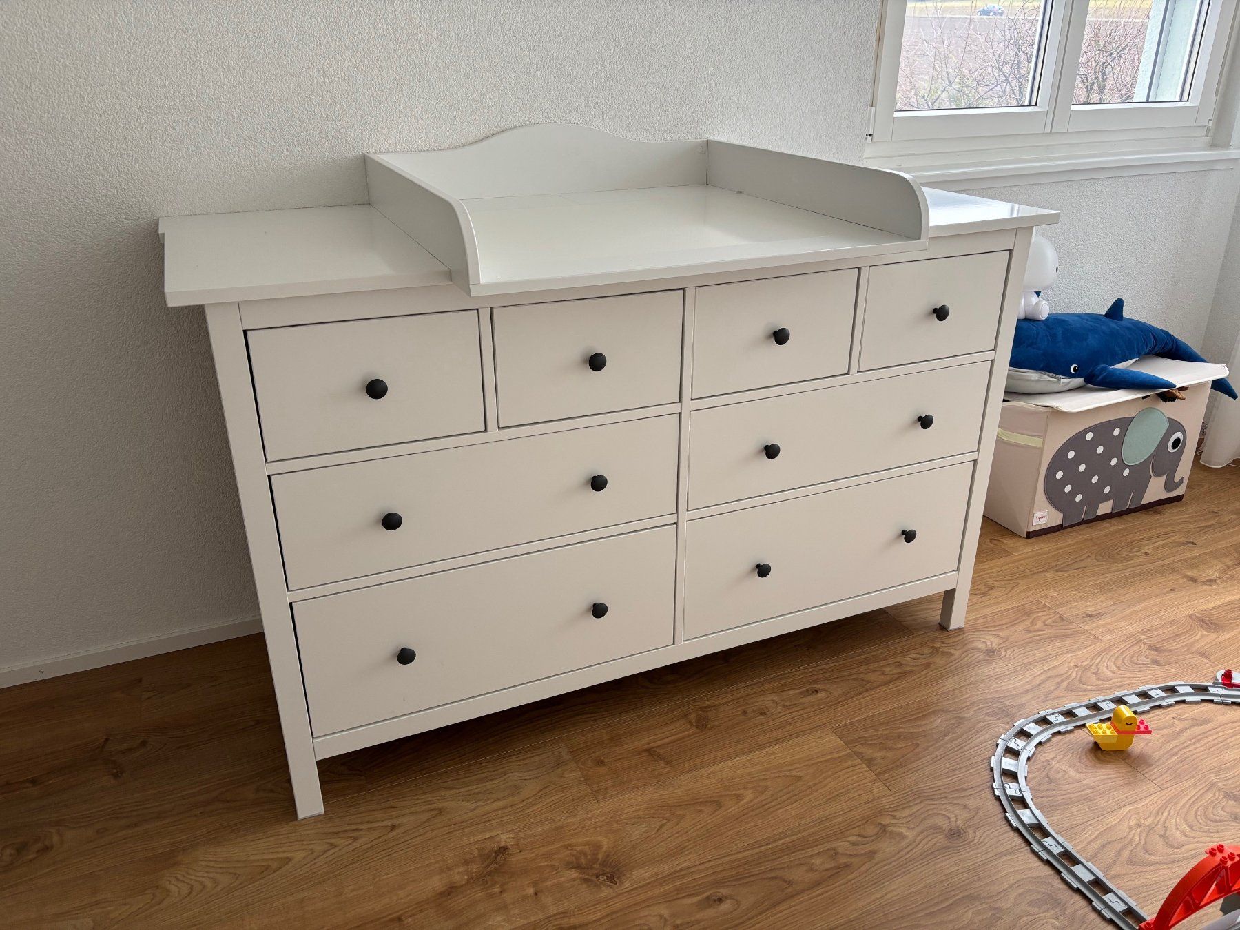 Wunderschöne Hemnes Kommode Wickeltisch Ebenbild