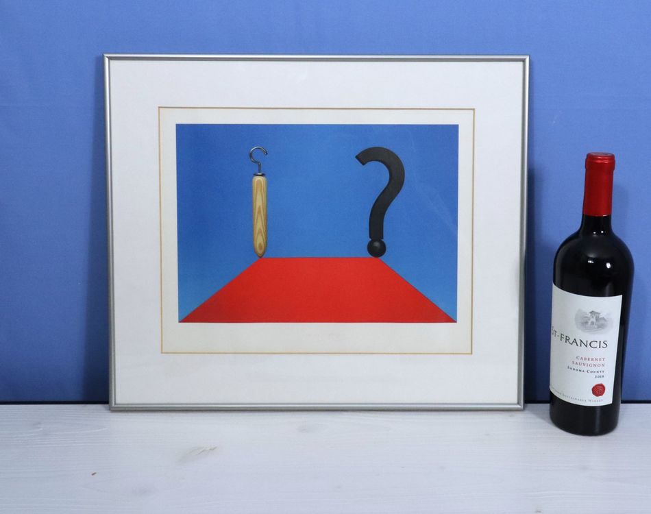 Moderne Serigraphie, unten mittig unleserlich signiert | Kaufen auf Ricardo