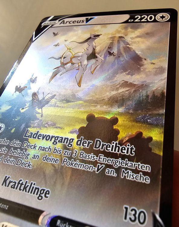 Pokemon Promo Karte Arceus V (Gebraucht) in Moosseedorf für CHF 4 – mit Lieferung auf Ricardo kaufen