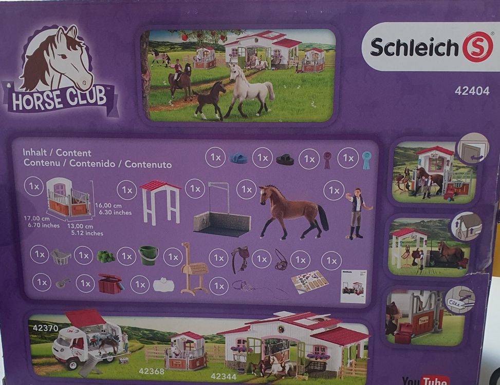 Schleich Horse Club Pferdewaschplatz mit Stall (42404) (Gebraucht) in ...