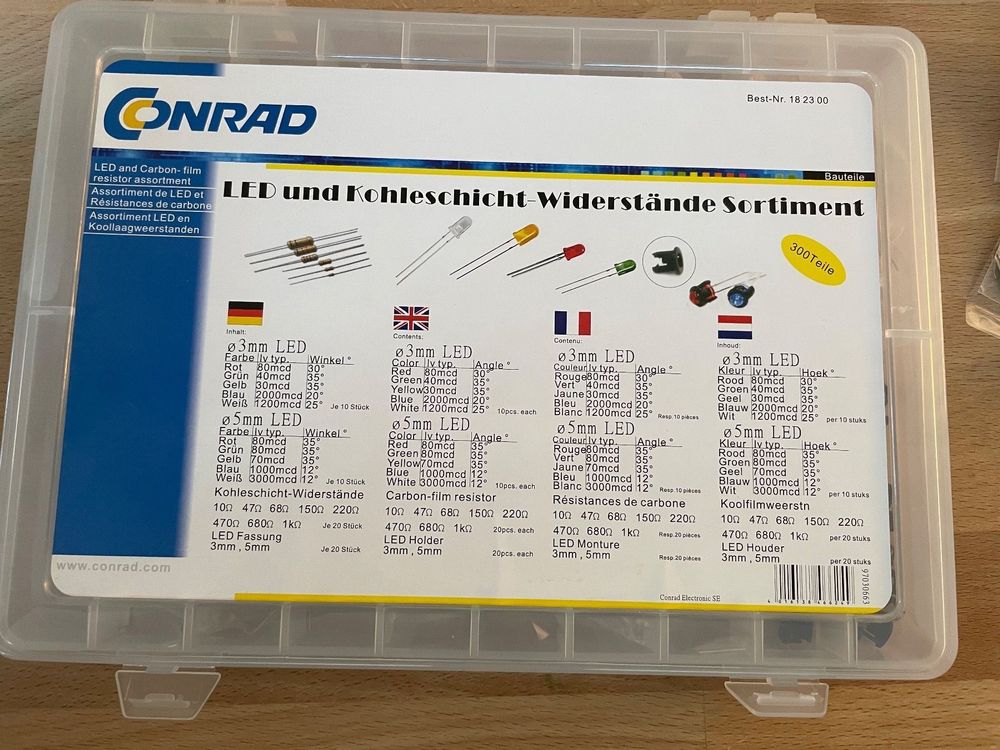 Conrad LED und Wiederstand Sortiment | Kaufen auf Ricardo