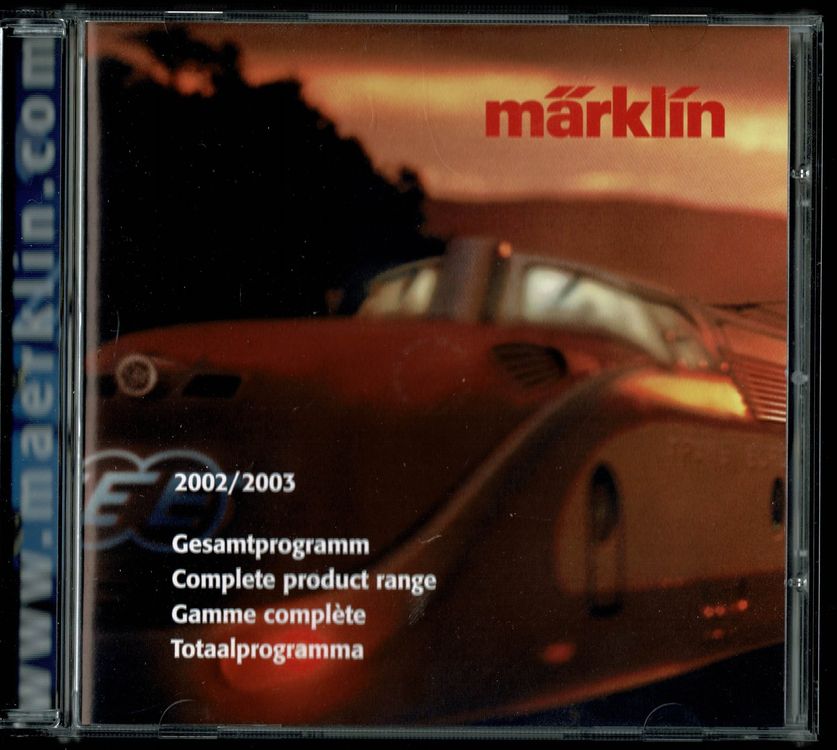 Märklin Gesamtprogramm 2002/2003 CD (Gebraucht) in Hinwil für CHF 2 – mit Lieferung auf Ricardo ...