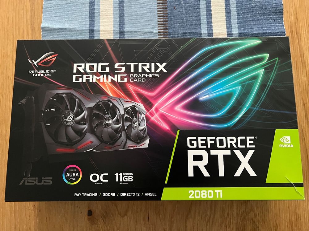 Asus Rog Strix GeForce RTX 2080 TI (Gebraucht) in Brunnen für CHF 465 ...
