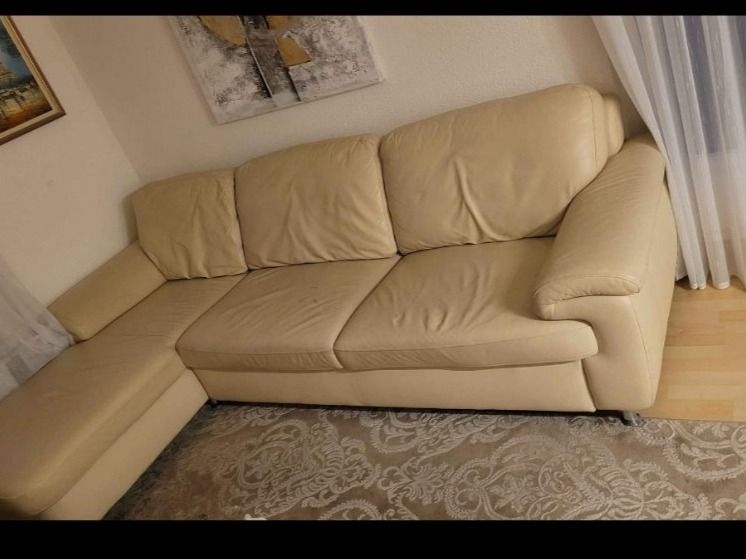 Leder Ecksofa (Gebraucht) in Kirchberg BE für CHF 1 – nur Abholung auf Ricardo kaufen