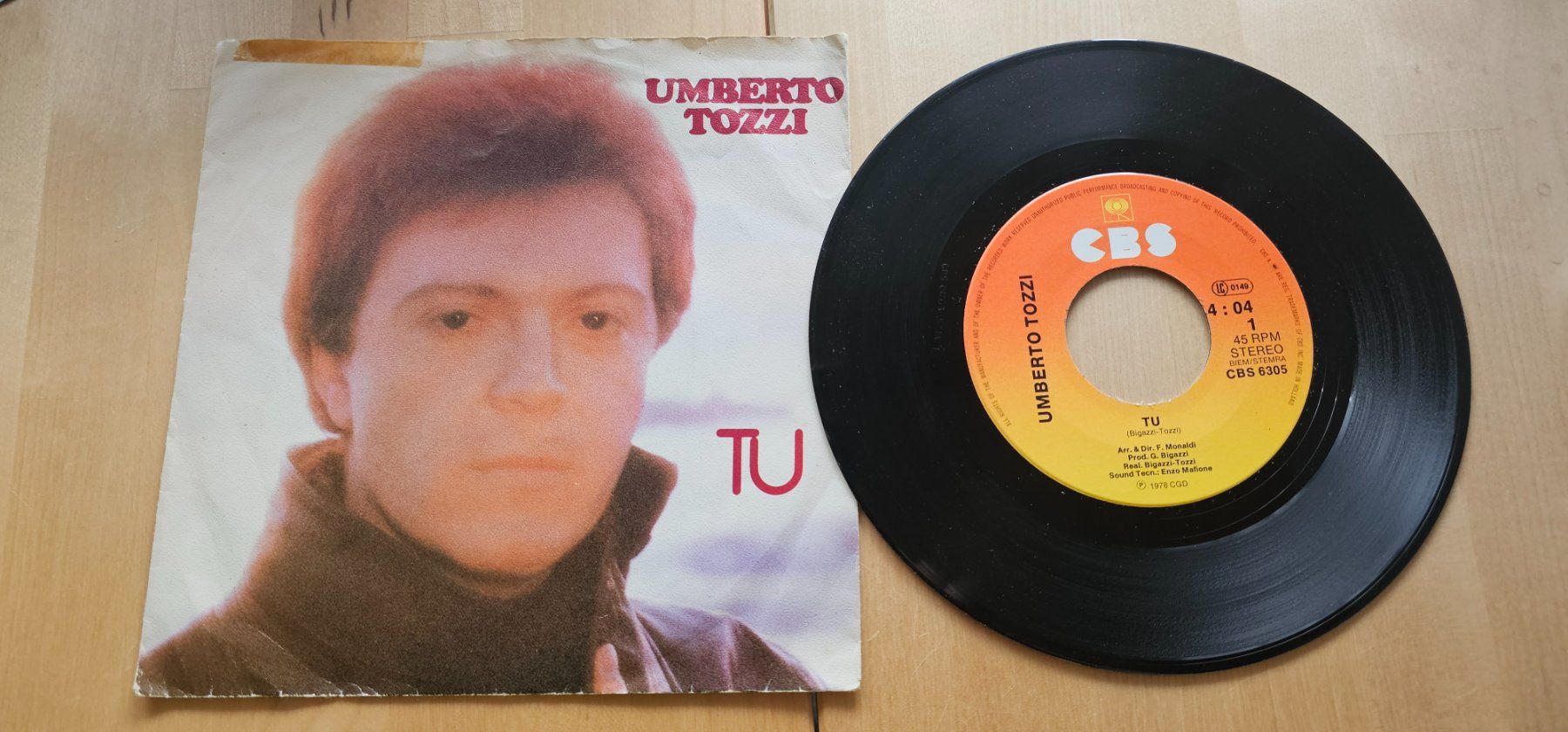 UMBERTO TOZZI- TU/ Vinyl Single (Gebraucht) in Geuensee für CHF 3 – mit ...