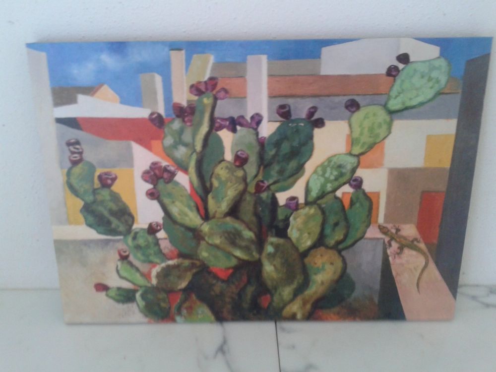 Bild von Renato Guttuso SOMMERKATUS Druck auf Leinwand (Neu (gemäss Beschreibung)) in Camorino ...