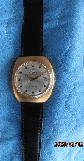 Defekte "TECHNOS ELECTRONIC" Herrenarmbanduhr TECHNOTRON (Defekt) in Gossau SG für CHF 11.9 ...