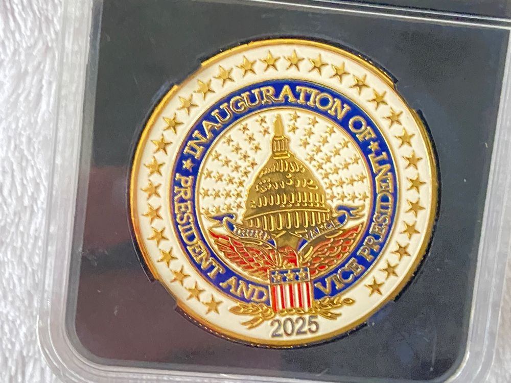 Donald Trump 2025 Sammler-Medaille, Limited Edition | Acheter sur Ricardo