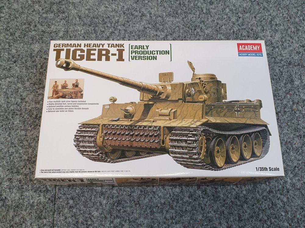 1x Academy Restposten Panzer Tiger-I 1/35 Art Nr #13264 (Neu und ...