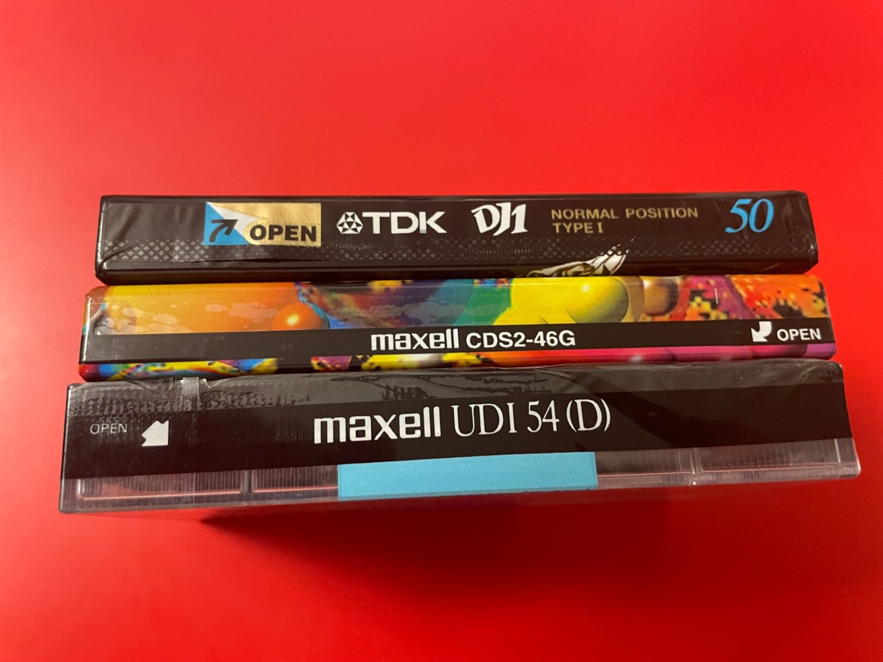 3 x MAXELL und TDK Audio Kassetten Type I/II als Konvolut (Neu und ...