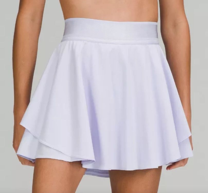 Lululemon Court Rival HR Skirt long -Tennisrock in Hellblau | Kaufen ...