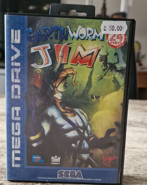 Earthworm Jim Mega Drive Spiel top Zustand OVP (Gebraucht) in Arisdorf für CHF 50 – mit ...