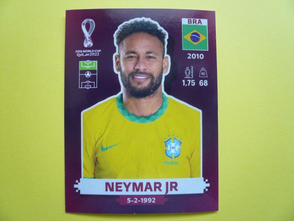 Neymar Jr WM 2022 Qatar, Panini (Neu und originalverpackt) in Sirnach ...