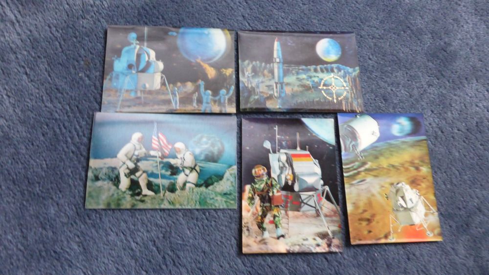 3-D/ 5 Fotos,Apollo-Mondlandung,Rakete,USA,Armstrong,Aldrin | Kaufen ...