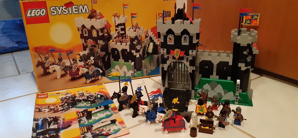 Lego 6086 Black Knight`s Castle von 1992 Vintage OVP und BA (Gebraucht ...