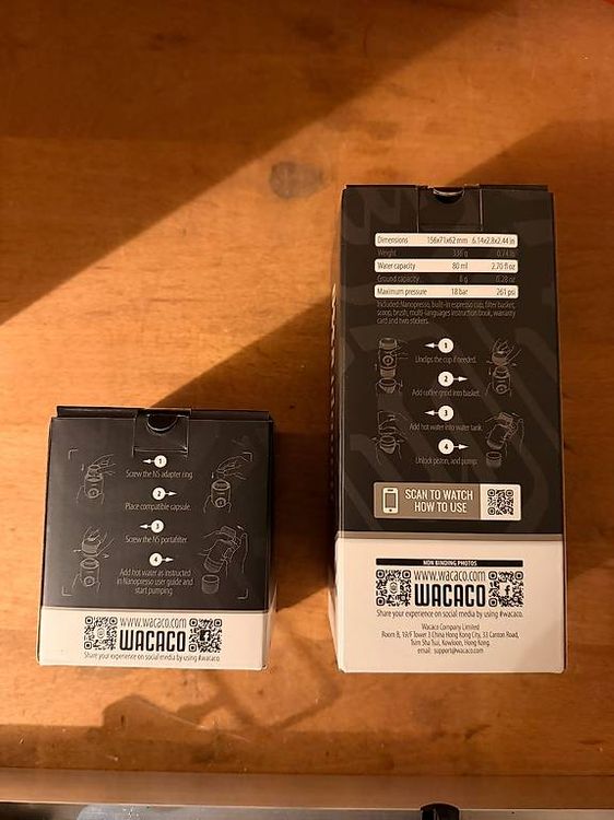 WACACO Nanopresso + NS Adapter ? neu & ungebraucht (Gebraucht) in ...