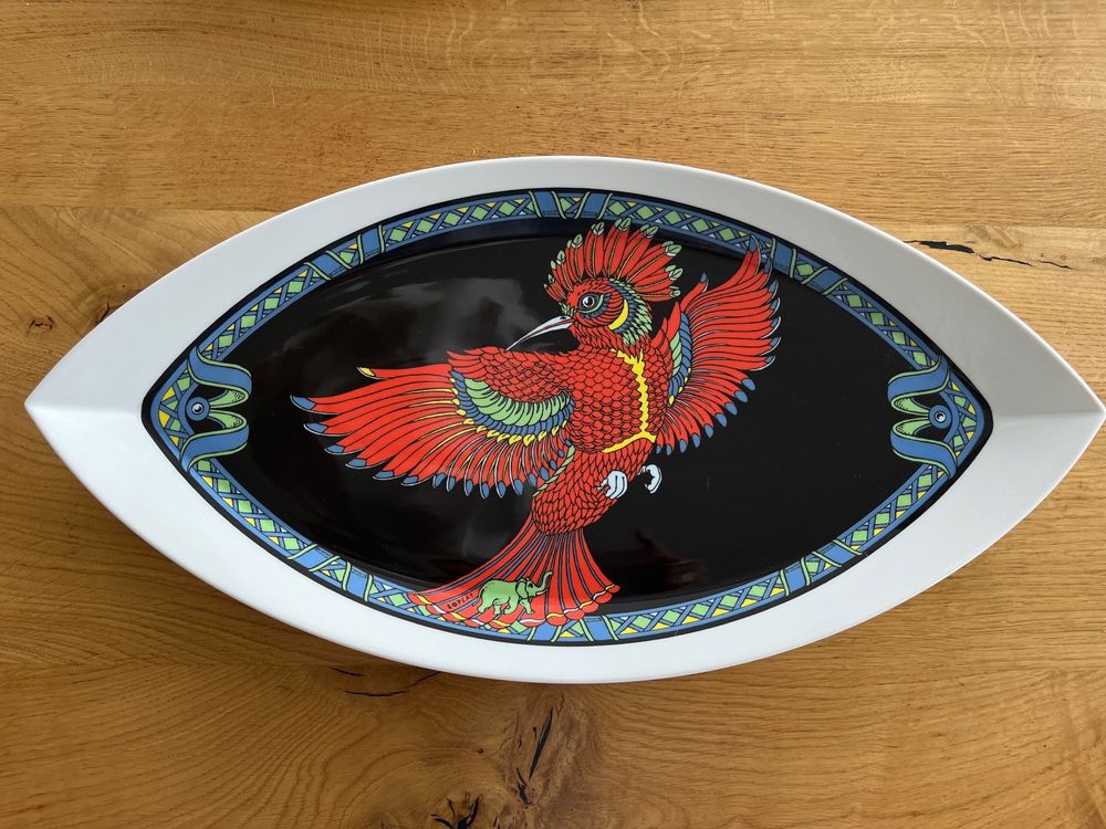 BOPLA Langenthal grosse Schale / Platte mit VOGELMOTIV neu | Kaufen auf ...