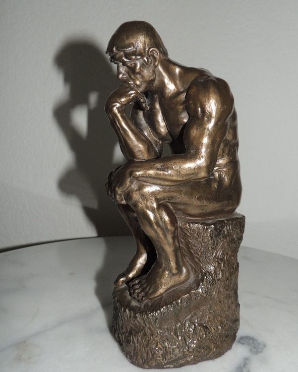 SCHÖNE STATUE "DER DENKER" RODIN VERONESE 1998 DESIGN 24CM | Kaufen auf ...