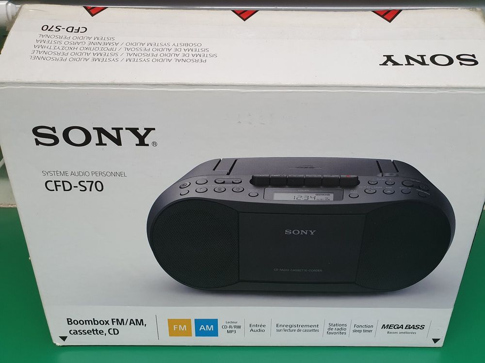 SONY CFD-S70 Boombox mit CD/Kassette und Radio (Gebraucht) in Berikon ...