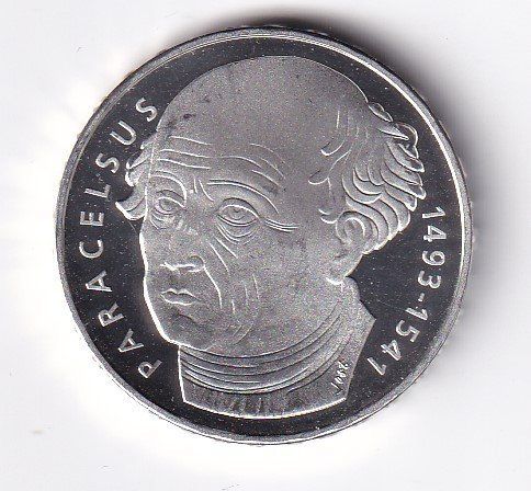 Schweiz 20 Fr. Gedenkmünze Paracelsus 1993 vorz-unz | Kaufen auf Ricardo