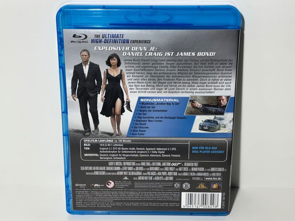 James Bond 007 Ein Quantum Trost Blu Ray (Gebraucht) in Wilderswil für CHF 2.9 – mit Lieferung ...