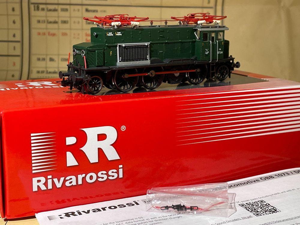 Rivarossi HR2852S DCC Sound ÖBB 1073.14 (Neu und originalverpackt) in ...