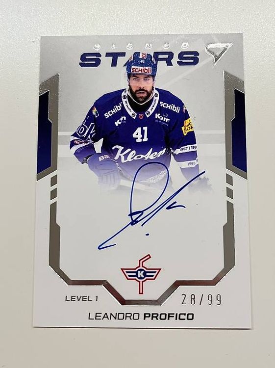 Leandro Profico Signed Stars 28/99 NL Karte von Sportzoo | Kaufen auf ...