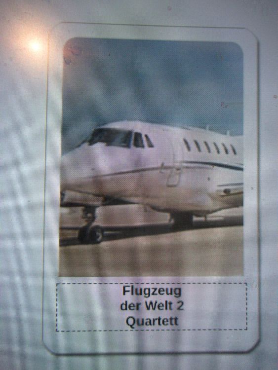 Flugzeug der Welt 52 Karten Quartett (Neu und originalverpackt) in Herznach für CHF 32 – mit ...