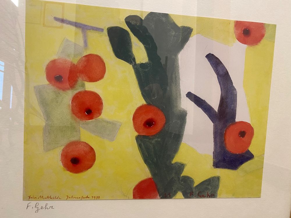 GEMÄLDE FERDINAND GEHR CH 1977 IM ORIGINAL GEHRRAHMEN AHORN (Gebraucht ...