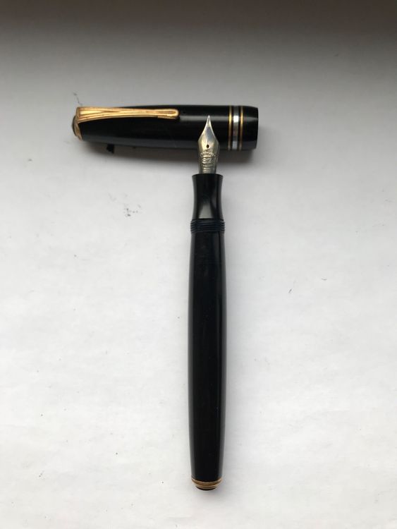 Vintage Edacoto 87 Füllfederhalter - Schwarz vergoldet | Kaufen auf Ricardo