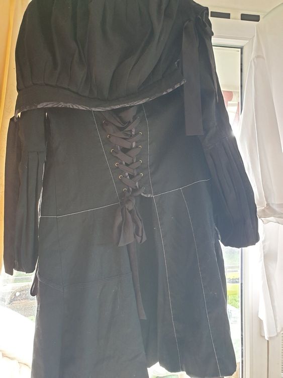 Mantel Gothic oder Feen Style mit Schnürung, schwarz (Gebraucht) in ...