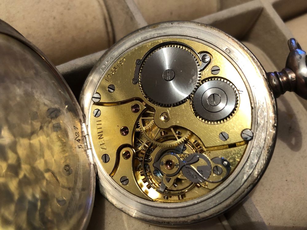 Montre de poche antique de Zénith mécanique 52mm année 1910 (Gebraucht) in Delemont für CHF 189 ...