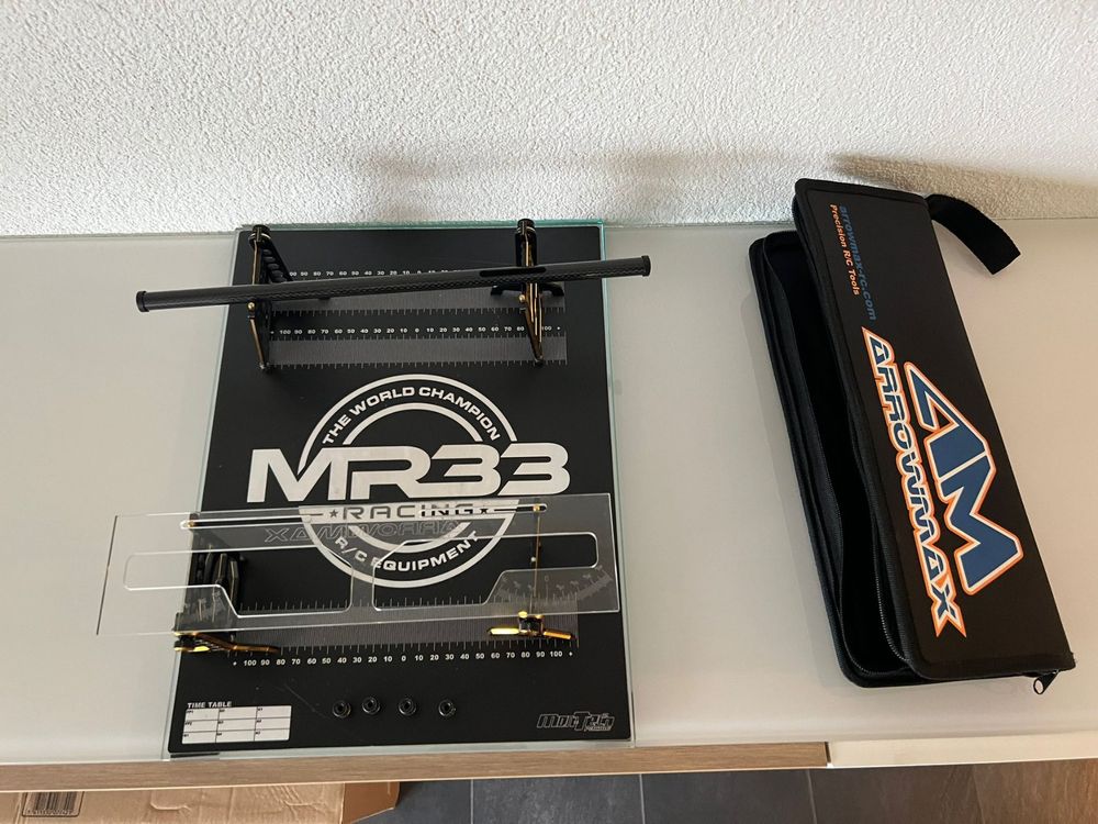 MR33 Setup Board inkl. Arrowmax Setup System und Taschen | Kaufen auf Ricardo
