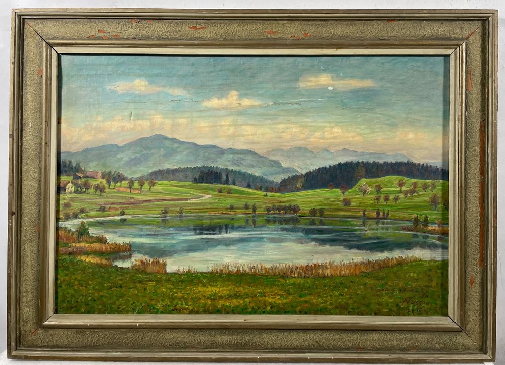 Oskar Nussio (1899-1976) grosses Gemälde - Landschaft (Gebraucht) in ...