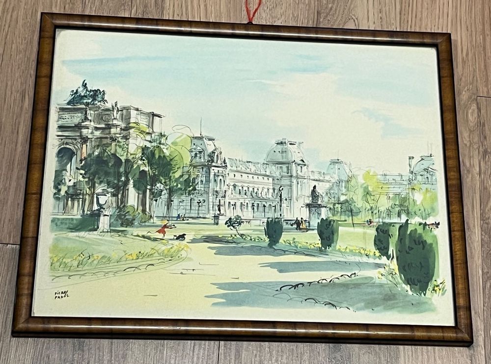 Pierre Pages - Aquarell Paris - signiert (Gebraucht) in Stetten AG für CHF 100 – nur Abholung ...
