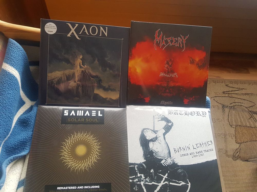 Black Metal Konvolut 4 LP's - Samael / Bathory etc + Posters | Kaufen auf Ricardo