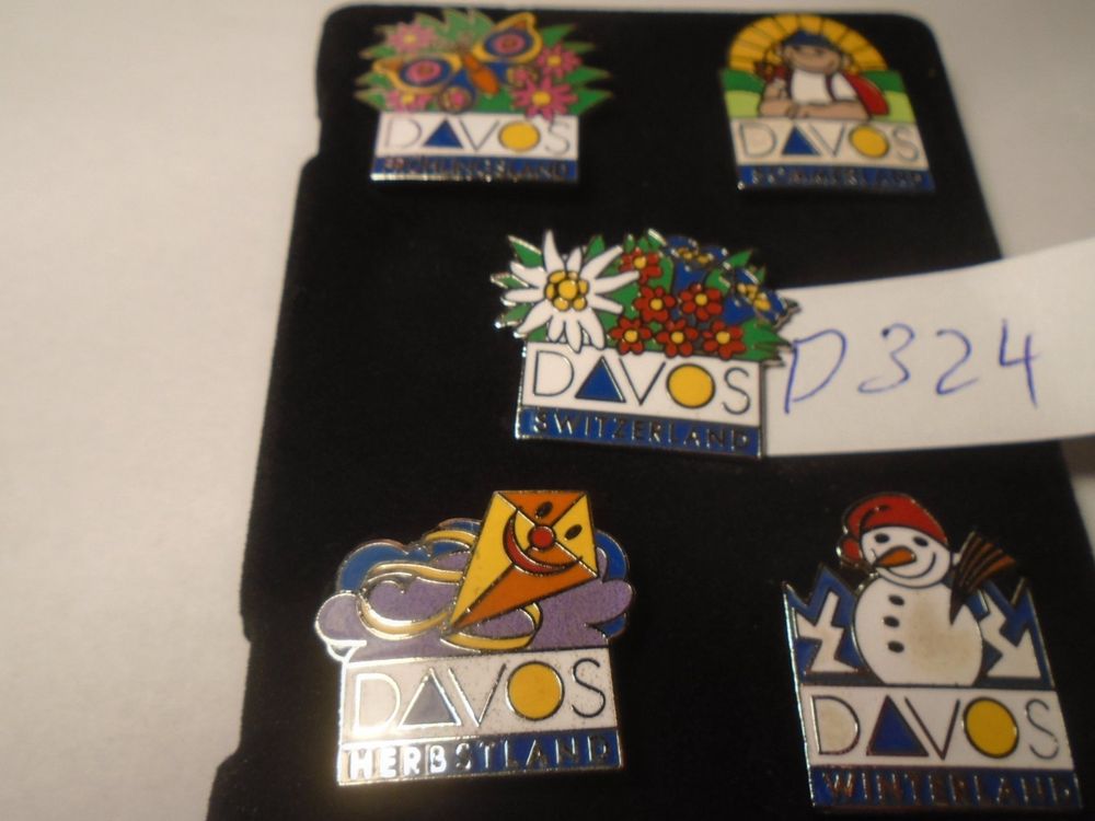5 ver. Davos Pins (D324) | Kaufen auf Ricardo