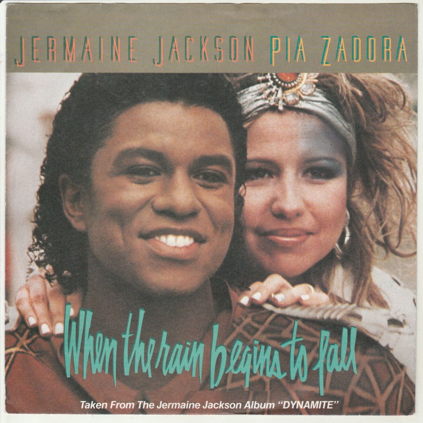 Jermaine Jackson & Pia Zadora: When the Rain 7" Vinyl 1984 (Gebraucht ...