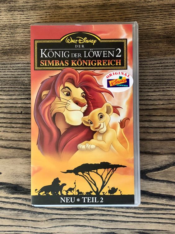 Original Disney König der Löwen 2 VHS Videokassette (Gebraucht) in Berg ...
