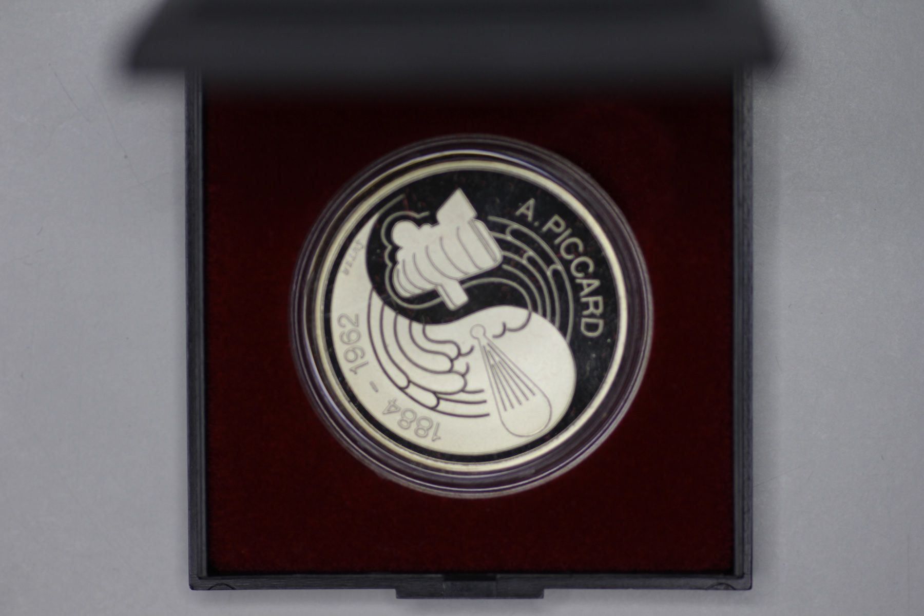 5 Francs 1984 Auguste PICCARD - Polierte Platte / Flan bruni (Gebraucht ...
