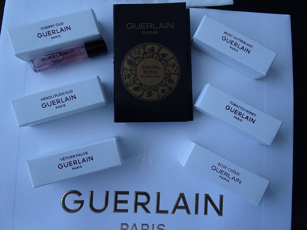 7 x 2ml GUERLAIN PARFUMS CHERRY OUD, TOBACCO HONEY, ETC (Neu (gemäss ...