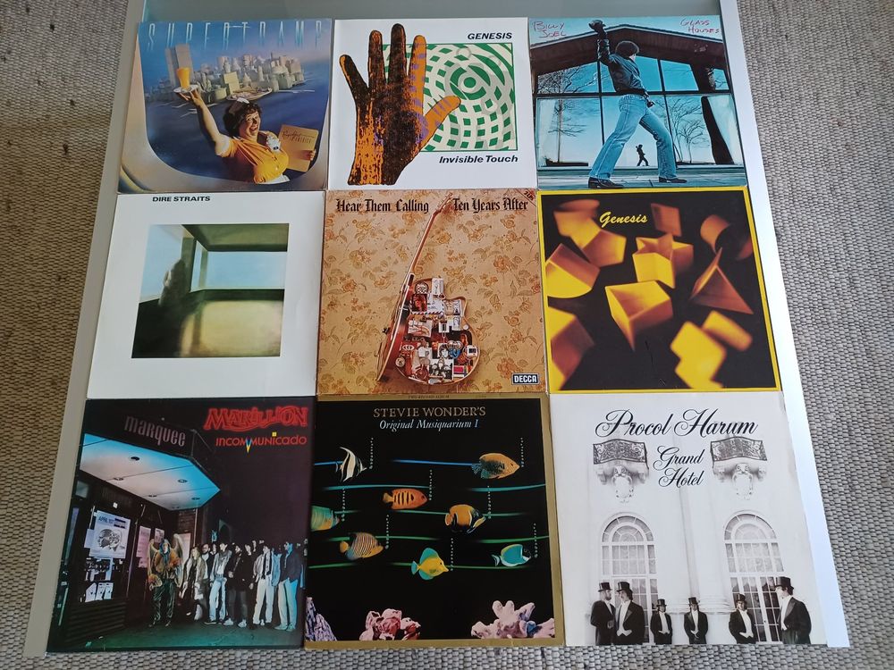 LP Vinyl Sammlung Pop Rock Prog Genesis Dire Straits u.a. | Kaufen auf ...
